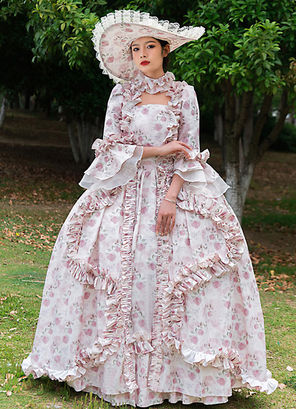 Renaissance Costume Renaissance Marie Antoinette Gown Bridgerton Queen